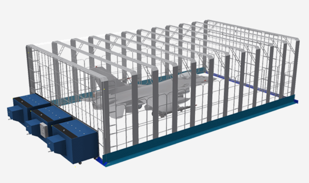 Retractable Industrial Spray Booths | Pacific Spray Booths